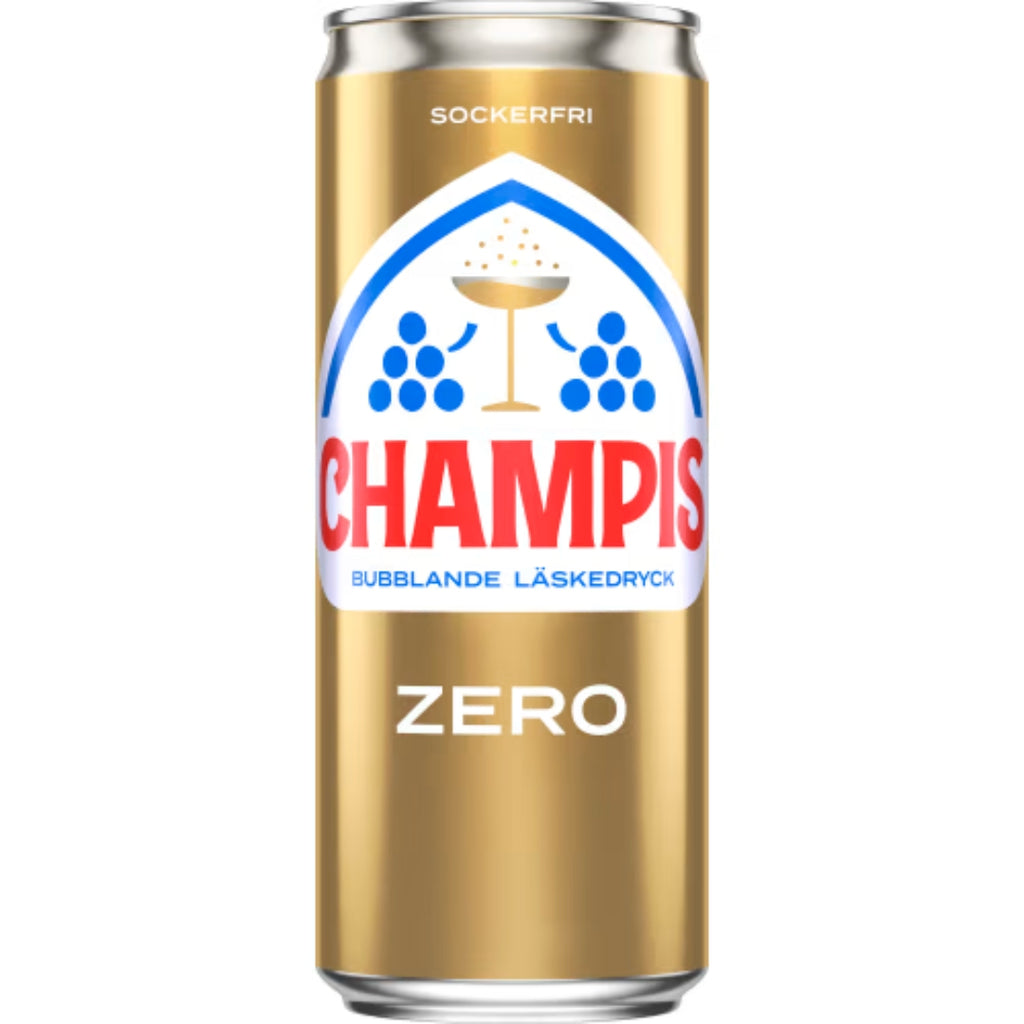 Champis Zero Burk - Soft Drink with Apple and Grape Flavor Sugar-Free