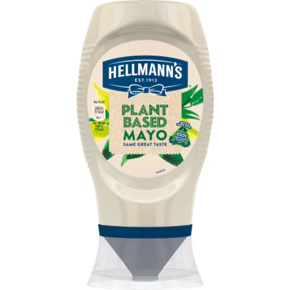 Hellmann's Plant Based Mayo - Plant-Based Mayonnaise 250ml
