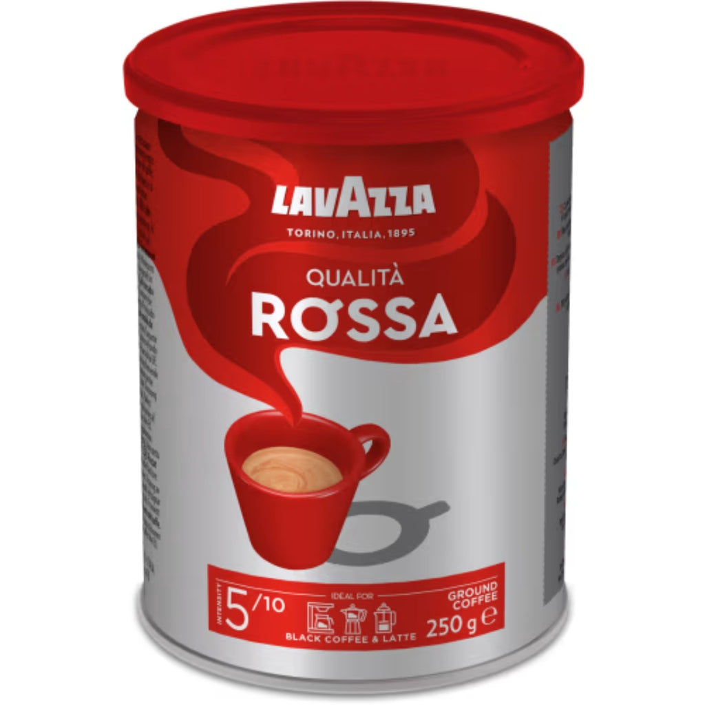Lavazza Qualita Rossa Espresso Ground Coffee - Espresso Ground Coffee