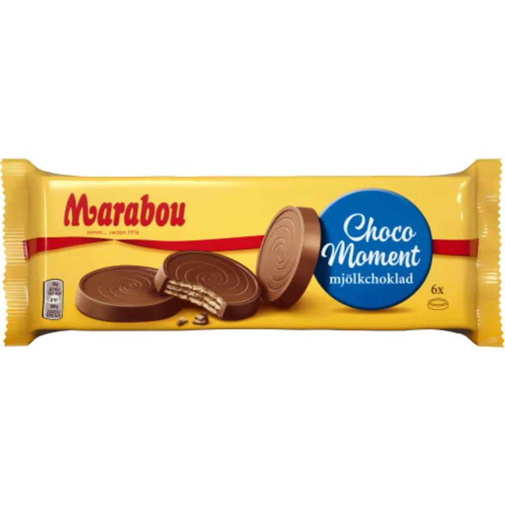 Marabou Choco Moment - Crispy Wafers and Chocolate filling, coated in