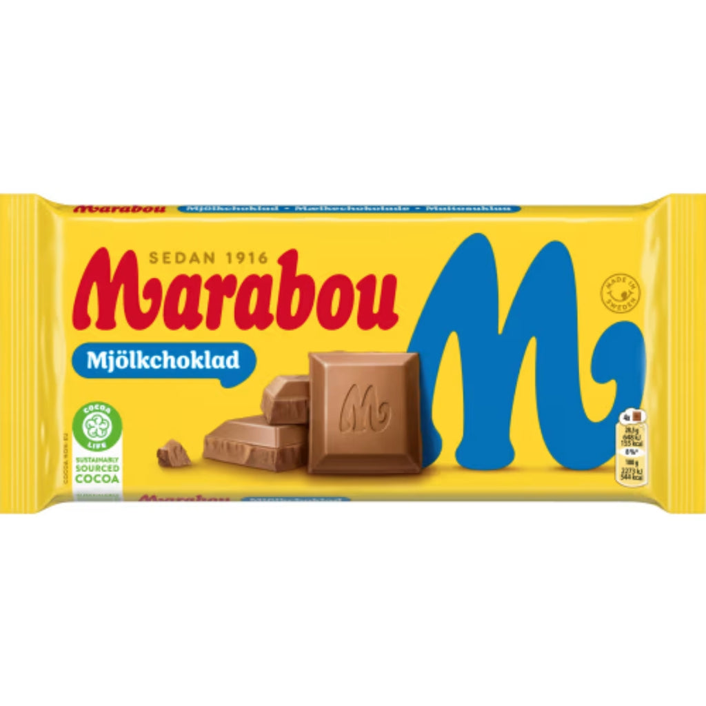 Marabou Mjölkchoklad – Milk Chocolate 200g