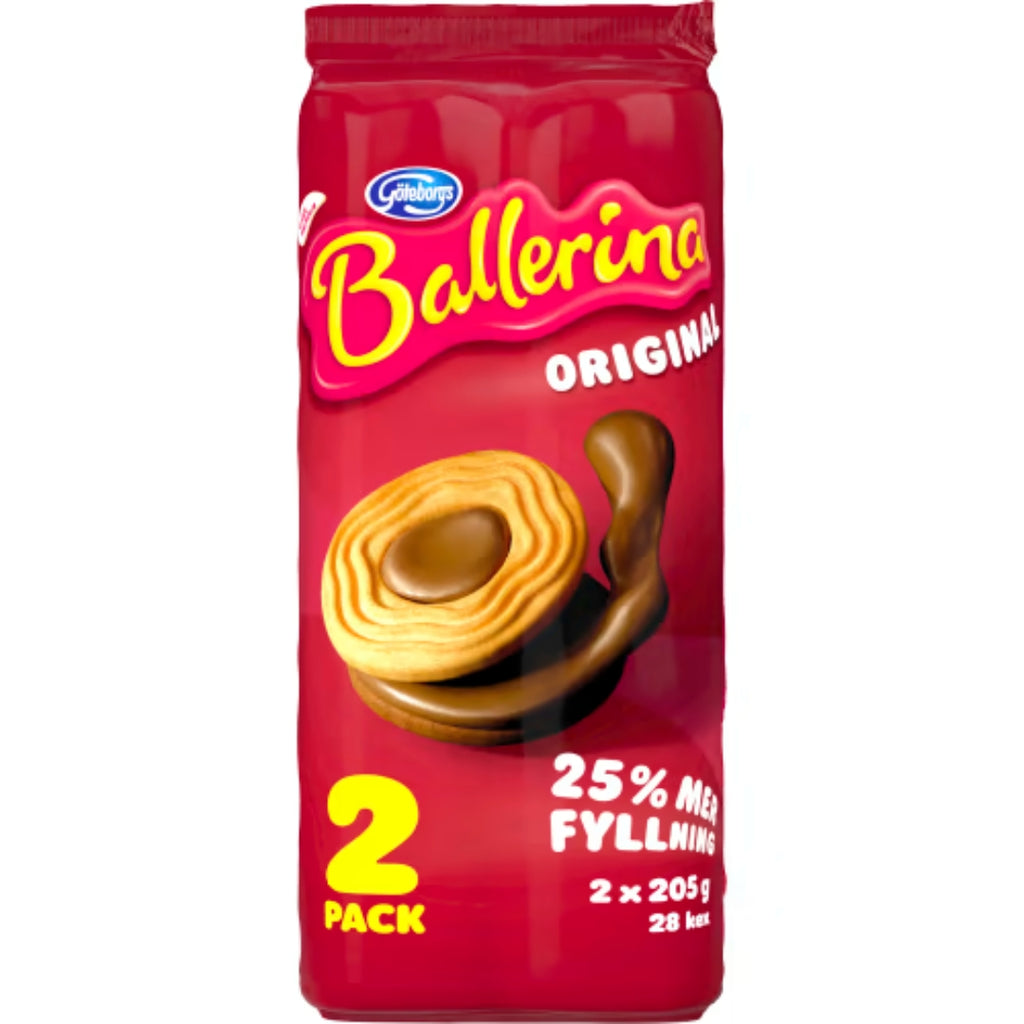 Ballerina Original Ballerina 2-pack - Crispy Biscuits and Smooth Nouga