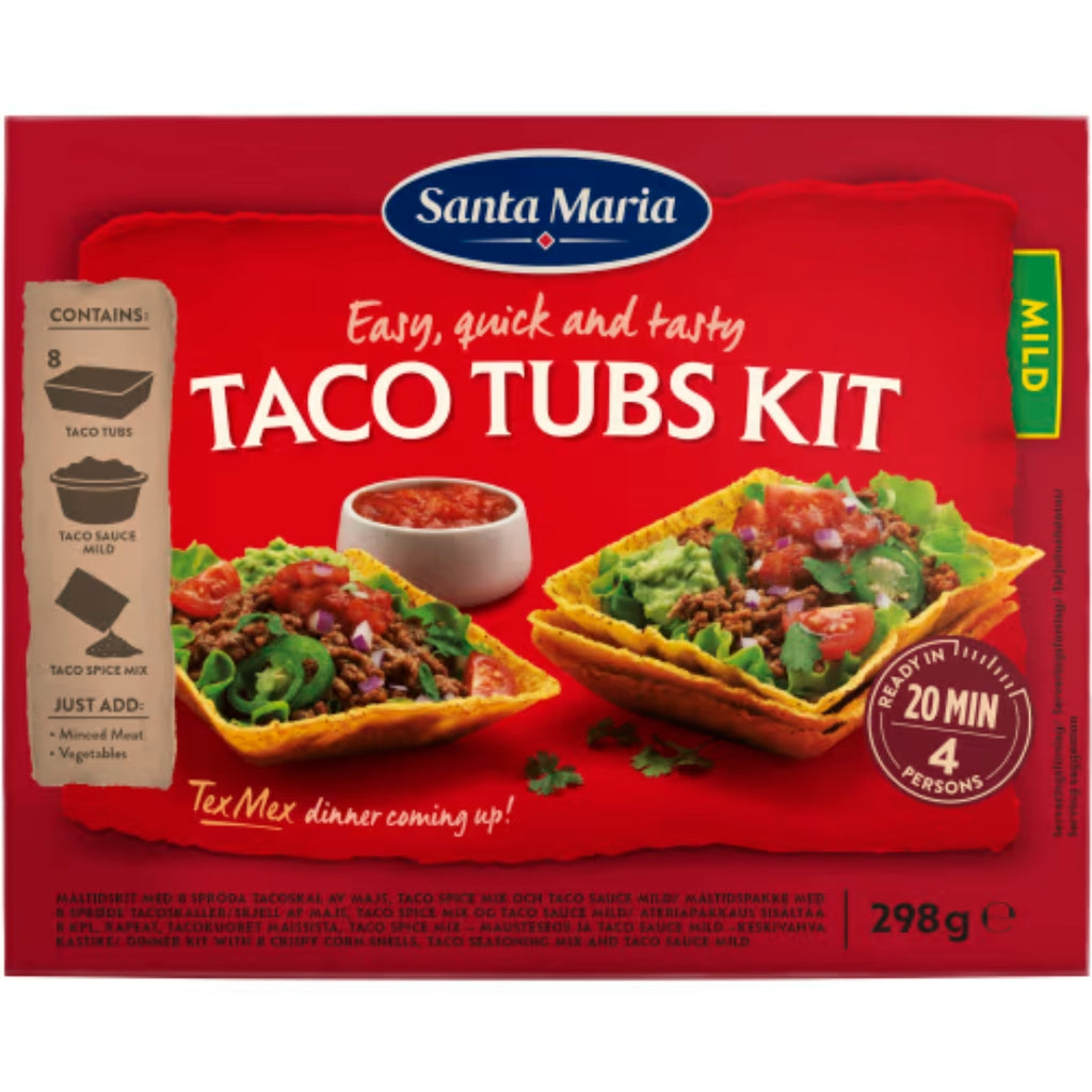 Santa Maria Taco Tubs Kit - Tex Mex Starter Kit 298g