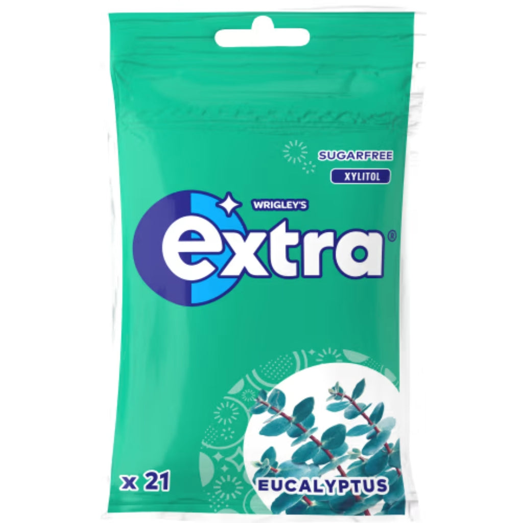 Wrigley's Extra Eucalyptus Tuggummi - Chewing Gum with Eucalyptus flav